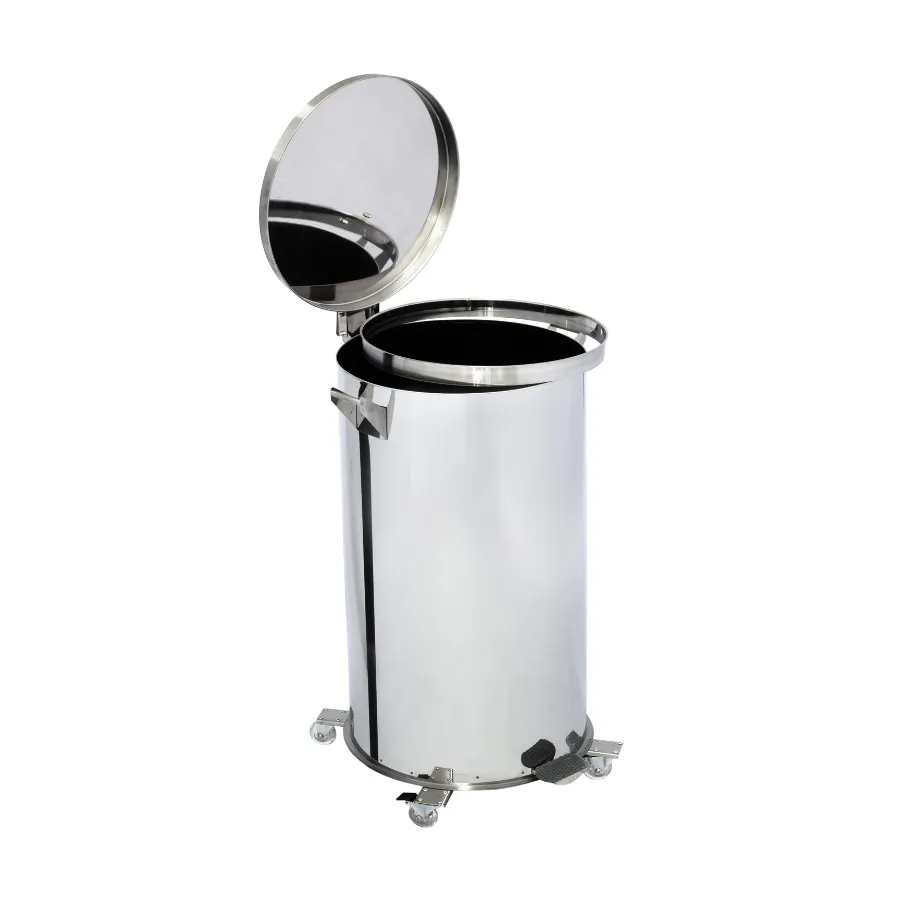 Lixeira em inox - Fonini Equipamentos em Inox